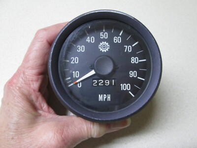 Vintage Ski-Doo Bombardier Snowmobile Speedometer 100 mph 057100-6140 ...
