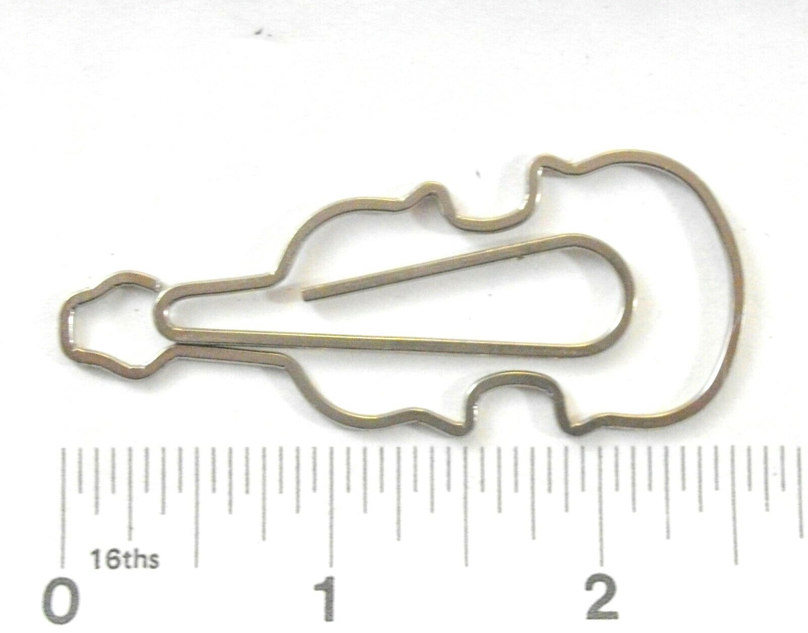 Paper clips Midori D-Clips Large Silver Color METAL card of 4 fun ...