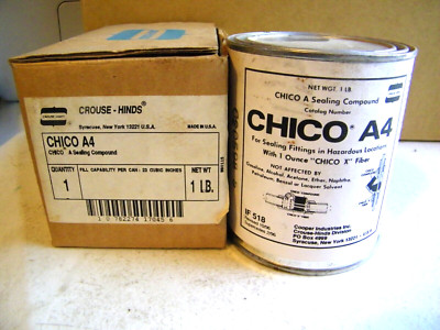 NEW IN BOX CROUSE-HINDS CHICO A SEALING COMPOUND CHICO A4 | eBay