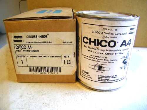NEW IN BOX CROUSE-HINDS CHICO A SEALING COMPOUND CHICO A4 | eBay