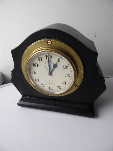 ANTIQUE SWISS MADE CAR AUTOMOBILE DOXA 8 DAY MOVEMENT MANTEL CLOCK | eBay