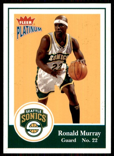 Ronald Murray 2003-04 Fleer Platinum #110 Seattle Supersonics NBA ...