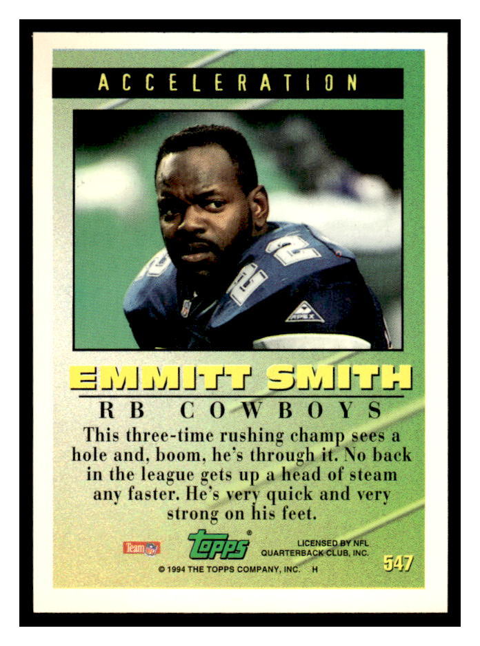 1994 Topps #547 Emmitt Smith Special Effects | eBay