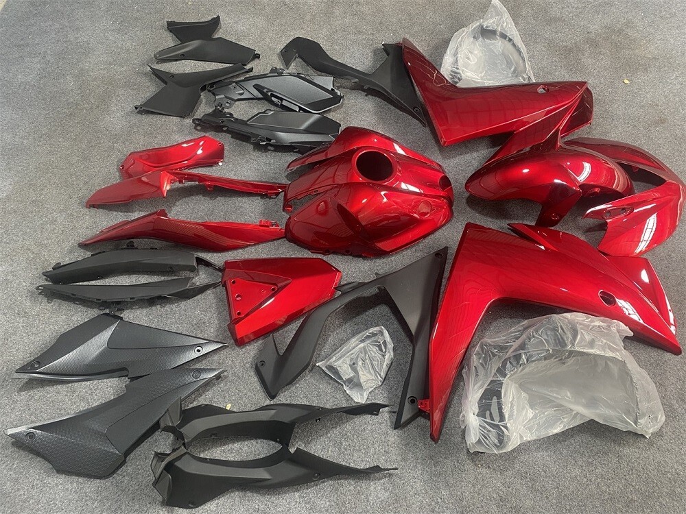 Candy Red Fairing Kit for Yamaha YZF R3 R25 2015 2016 2017 2018 ABS ...