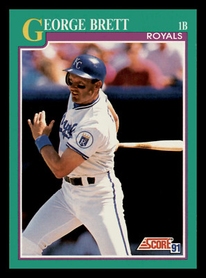 George Brett HOF 1991 Score #120 Kansas City Royals Mint | eBay