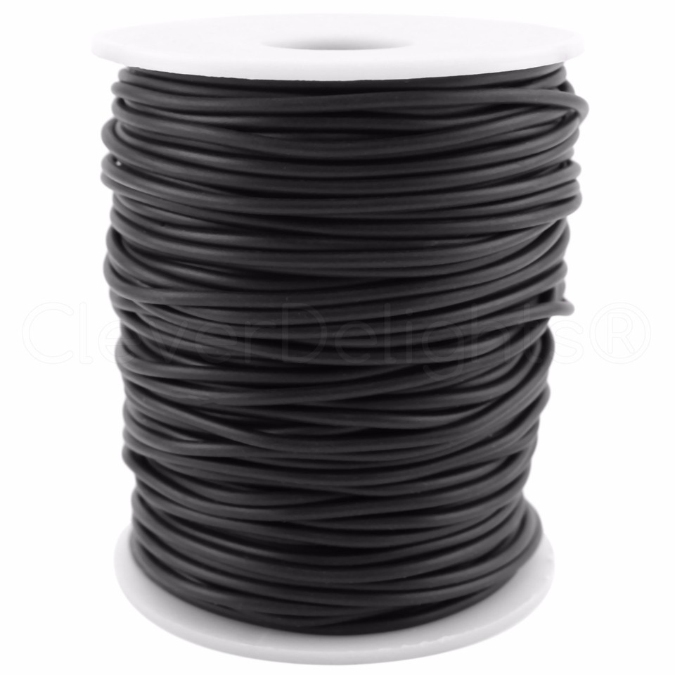 Solid Rubber Cord - Pick Length - 2mm 3mm 4mm 5mm 8mm - 5 10 20 50 100 ...