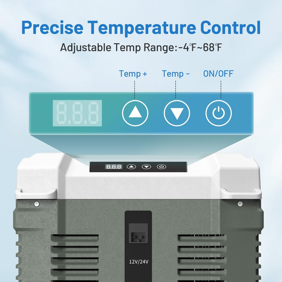 12 Volt Refrigerator 12V Car Fridge 10 Quart Small Car Refrigerator ...