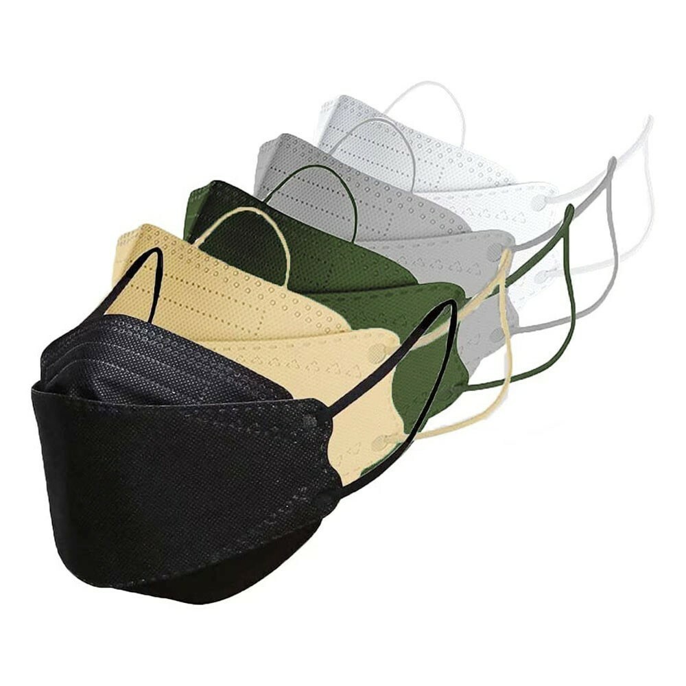 50PCS Korea KF94 Face Masks 4-Layer Filter Comfortable Mouth Mask Cover ...