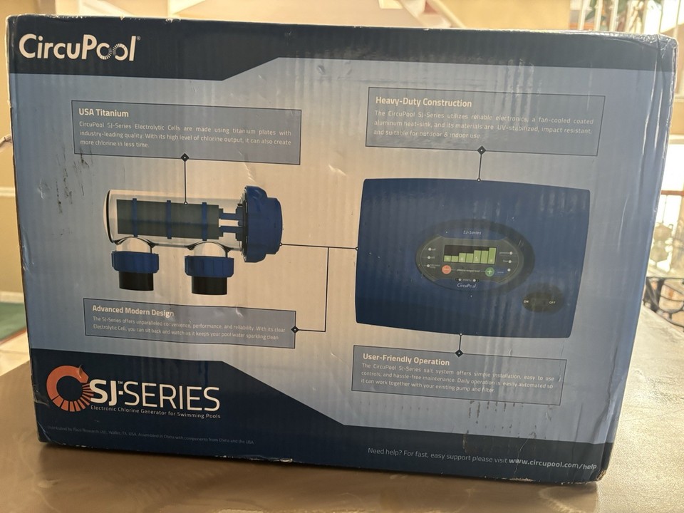 CircuPool SJ Series Electric Chlorine Generator for Swimming Pools | eBay