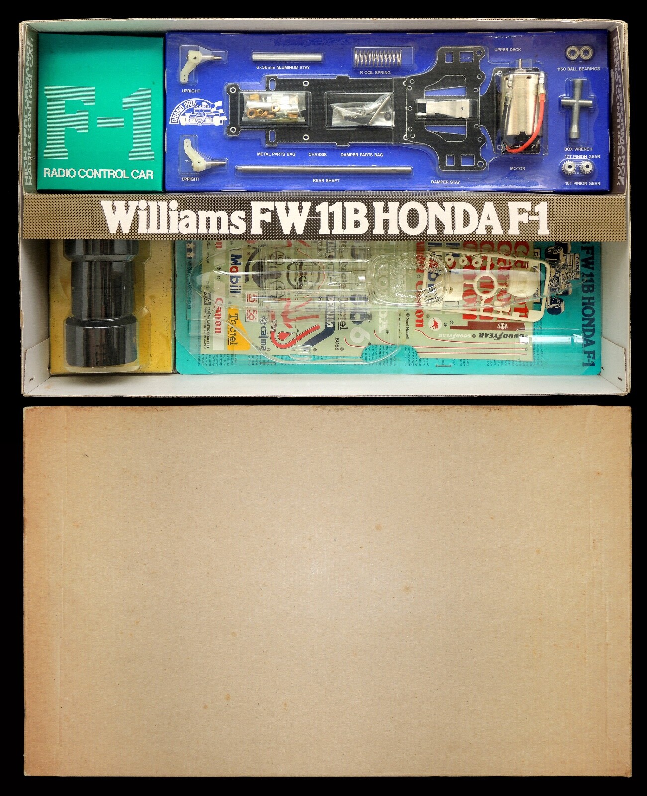 Tamiya Vintage 1/10 RC Williams FW-11B Honda F-1 #58069 RW Chassis Rare R/C 4950344580699| eBay