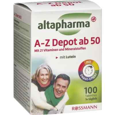 Altapharma A-Z Depot ab 50 Jahren, Multivitamin + Mineral mit 21 ...