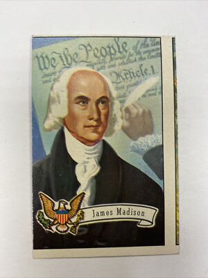 1956 Topps U.S. Presidents James Madison Collector Series Card #6 | eBay