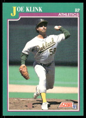 1991 Score #588 Joe Klink | eBay