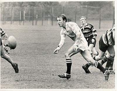 JACKO PAGE CAMBRIDGE UNIVERSITY, NORTHAMPTON & ENGLAND RUGBY PHOTOGRAPH ...