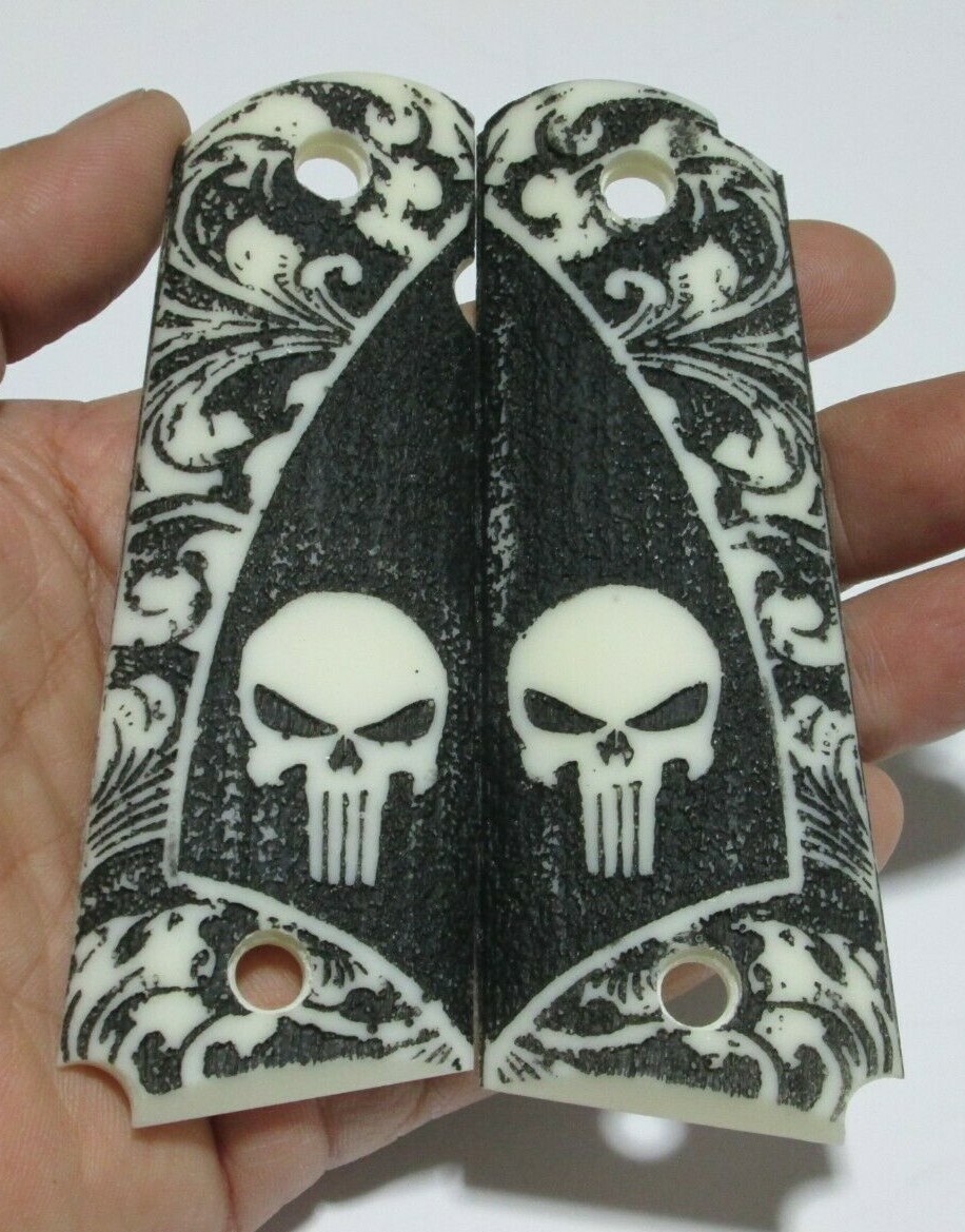 CUSTOM MODEL 1911 FULL SIZE GRIPS GUN RESIN FIX FOR COLT KIMBER CLONES ...