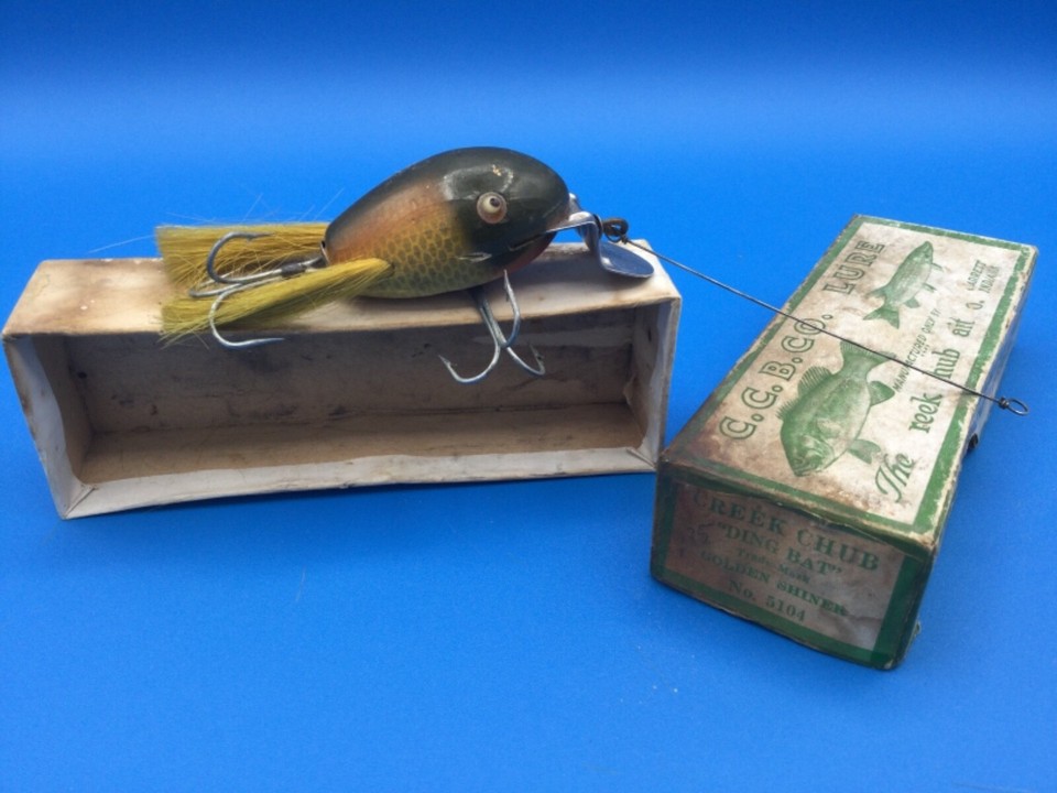 Vintage Creek Chub Ding Bat Fishing Lure in Marked Box | eBay