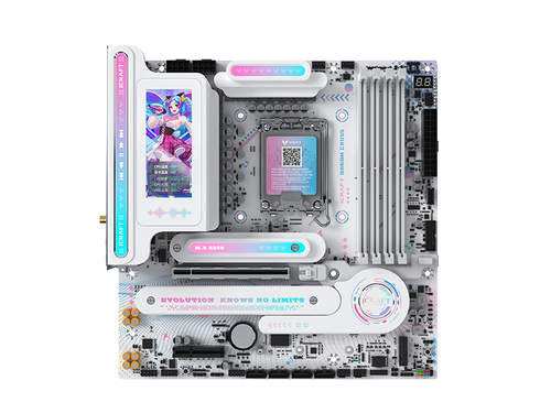 Maxsum MS-iCraft B860M CROSS PRO Intel LGA1851 Motherboard MicroATX 4x ...