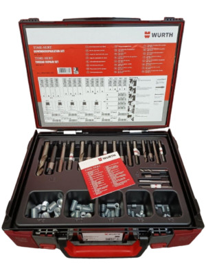 Wurth TIME-SERT® Master Kit Metric Coarse - Thread Repair Set M5 M6 M8 ...