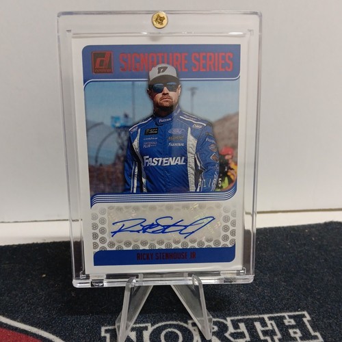 2019 Panini Donruss NASCAR - Signature Series Red #SS-JR Ricky ...