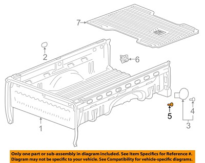 GM OEM 03-24 Express 1500 Fender Fender Components-Fender Rivet ...