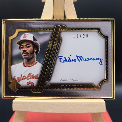 Eddie Murray HOF On Card Auto # 11/20 Topps Transcendent 2021 Baltimore ...