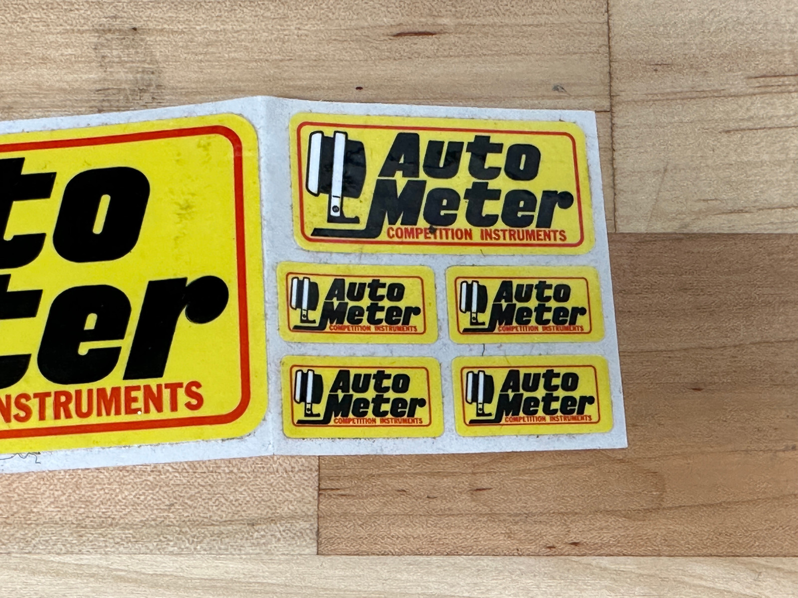 AUTO METER Competition Instruments Original Vintage Drag Racing Decal ...