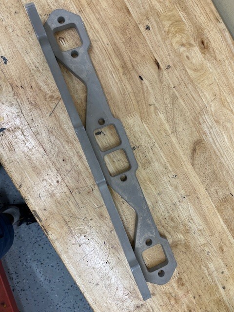 Aluminium Exhaust manifold spacers fits Small Block Chevrolet (New) | eBay