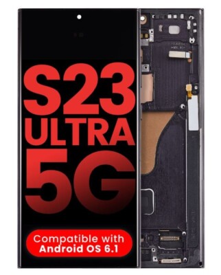 For Samsung Galaxy S23 Ultra S918U OLED Display Screen +Frame+ ...