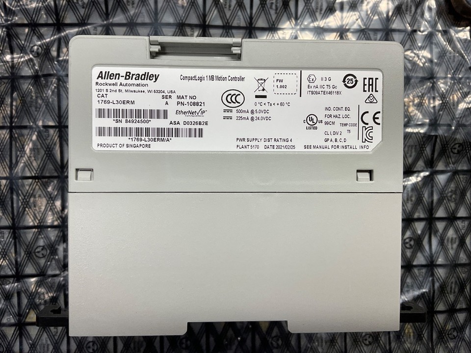 NEW Allen-Bradley 1769-L30ER, 1769-PA4 from WISCONSIN | eBay