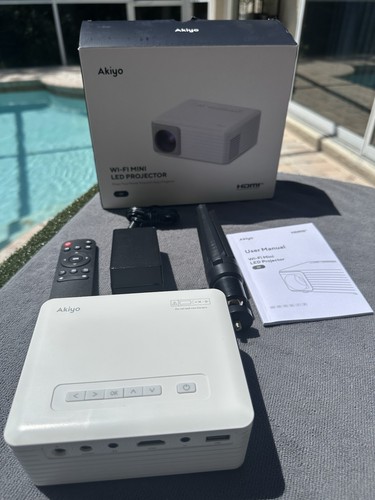 Akiyo 01 Wi-Fi HDMI Mini LED Projector With Multiple Inputs | eBay