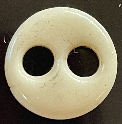 Antique Simplistic White Glass Button Vintage Bone | eBay