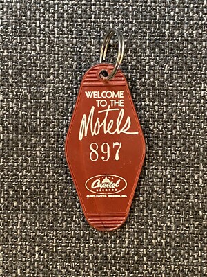 RARE Vintage 1979 THE MOTELS Band Promo Motel Keychain Martha Davis New ...