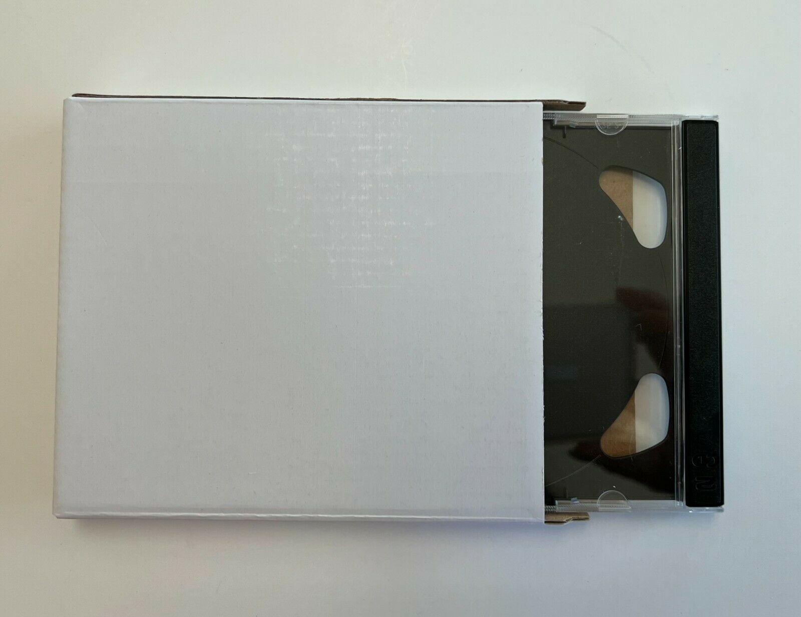 1000 PCS 30PT HEAVY DUTY STANDARD CD CASE CORRUGATED WHITE MAILER ...