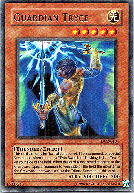 Guardian Tryce DCR-010 Yu-Gi-Oh Light Play Unlimited | eBay