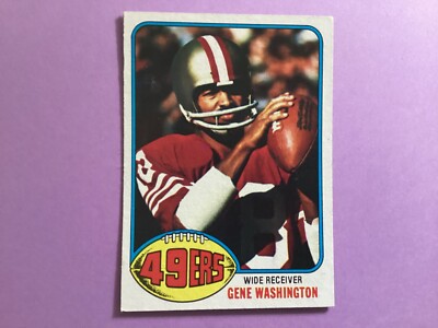 1976 Topps Gene Washington #418 Vg+ | eBay