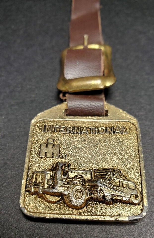 Vintage Earthmover Pan Scraper Brass Fob IH International Harvester | eBay