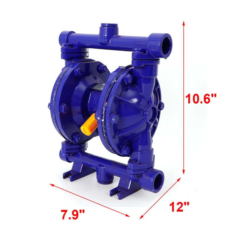 Diaphragm Pump Waste Oil Pump Double Diaphragm Transfer Pump12GPM Heavy ...