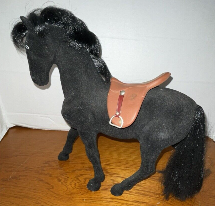 Vintage STEHA LIEHA West Germany Flocked, Wheels, Model Toy Horse 9 1/2 ...