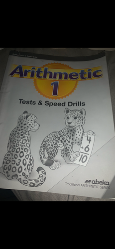Abeka Arithmetic Grade 1 Homeschool Student Test And Speed Drills | eBay