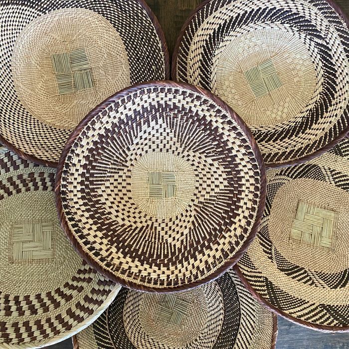 6 Tonga African Basket Set #804 | African Wall Baskets | Boho Decor ...