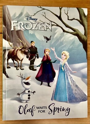 DISNEY FROZEN: OLAF WAITS FOR SPRING~A4 H/C STORY BOOK~ VGC | eBay