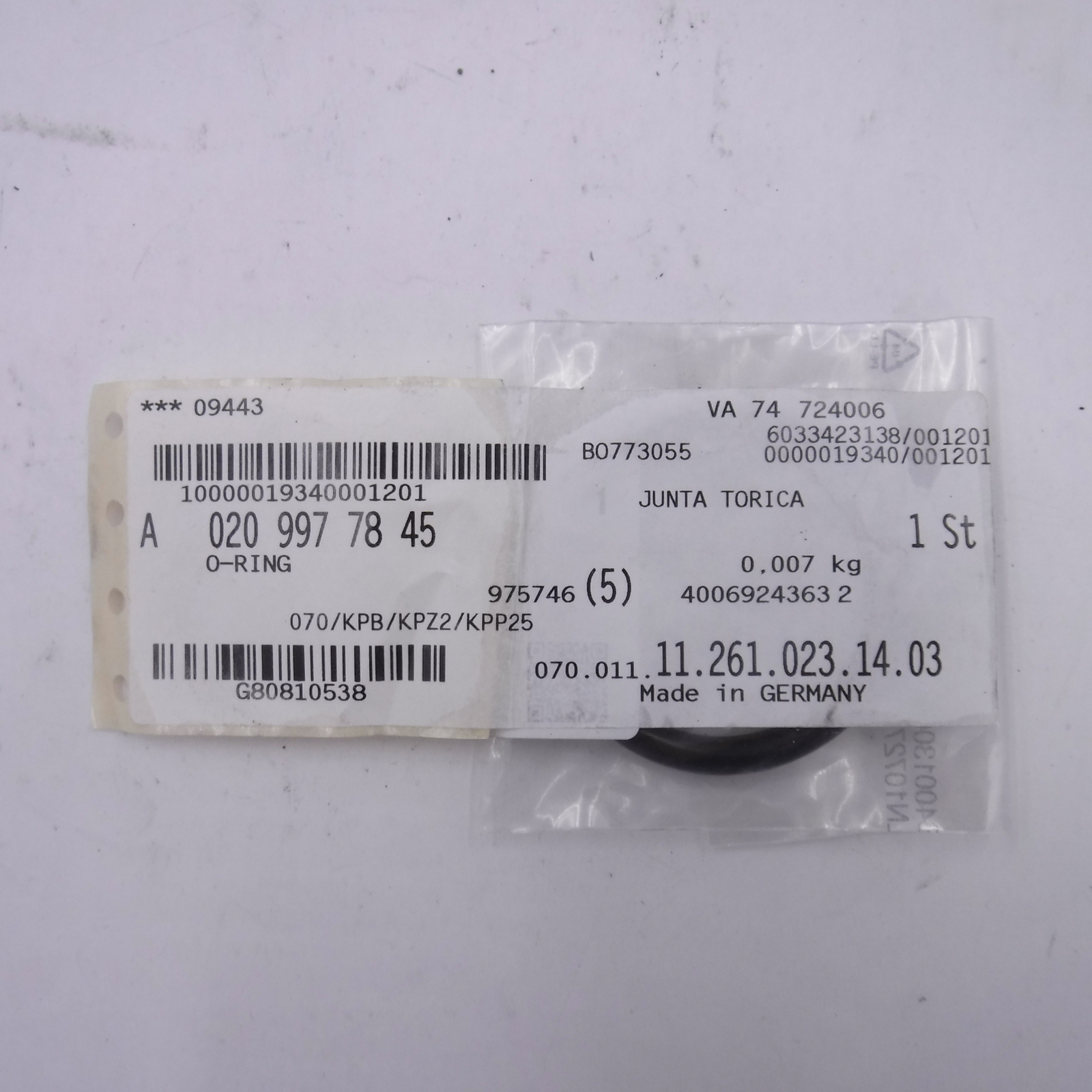 Genuine OEM Mercedes W447 V Class W447 VITO Box Dualiner O-Ring ...