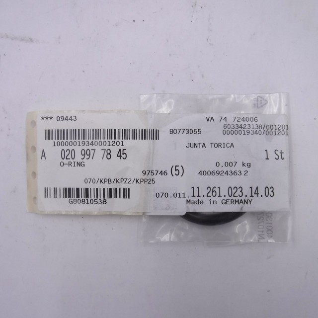 MERCEDES-BENZ VITO W447 CHARGE AIR LINE O-RING A0209977845 ORIGINAL for ...