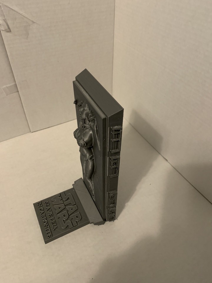 3D Printed Star Wars Princess Leia in carbonite statue about 3.75 ...