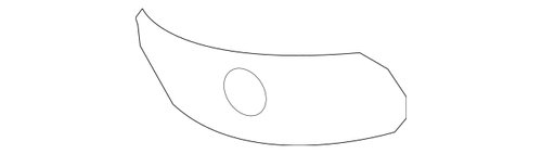 Genuine Mercedes Benz S63 AMG S65 AMG 07-09 Front Left Fog Grille OE ...