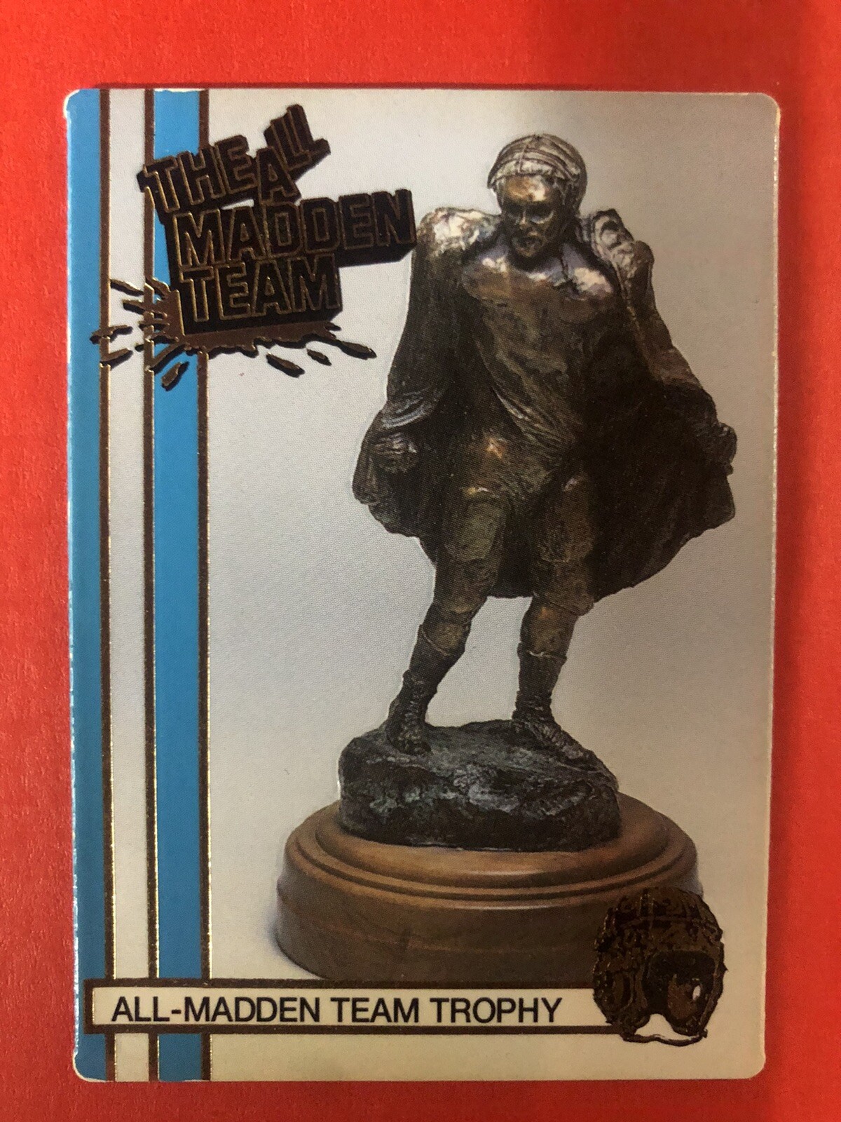 1990 Action Packed All Madden Team Trophy #58 Football All-Madden Team ...