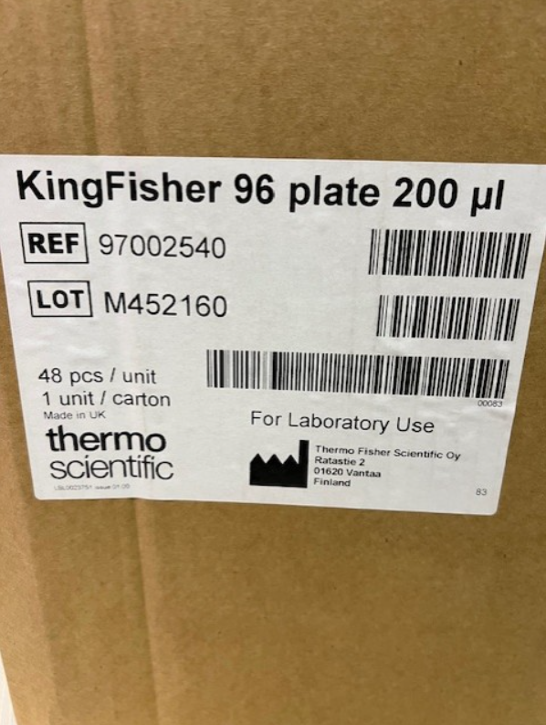 King Fisher 97002540, 96 well Plate 200uL, 48/case, Free Ship | eBay