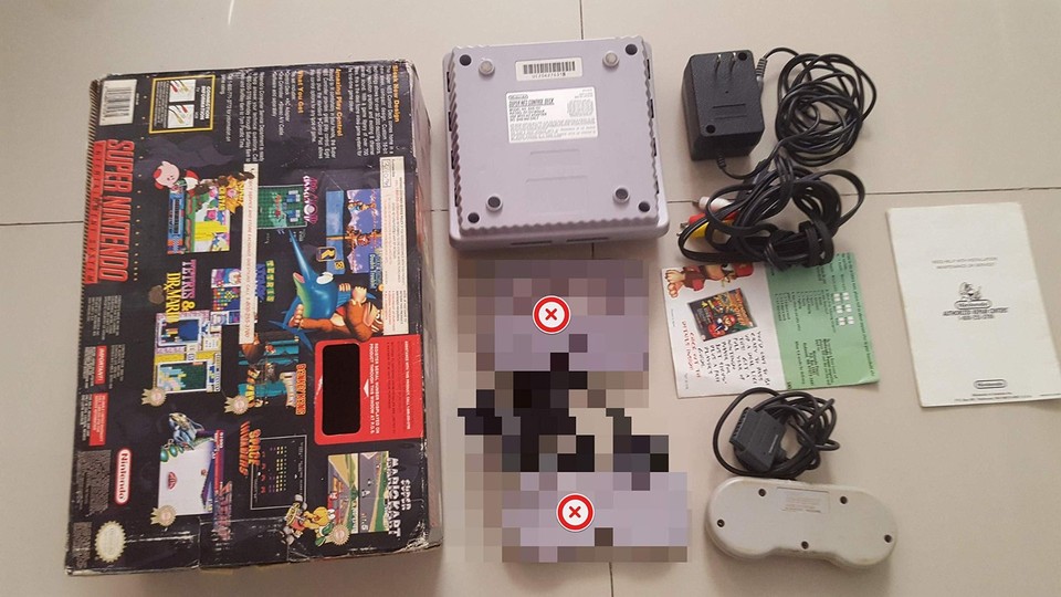 Mini SNES model 2 Console with Super Mario World 2: Yoshi's Island game ...