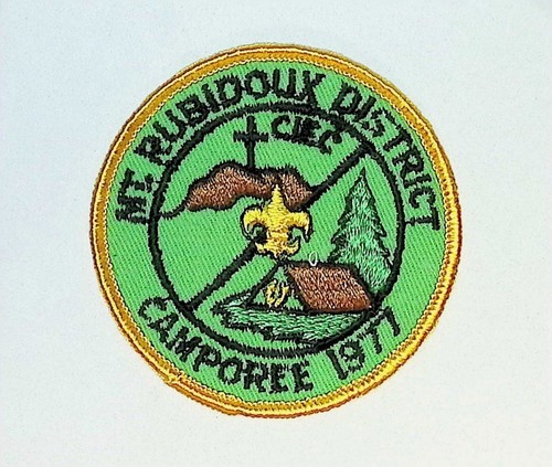 Boy Scout Event Patch Mt RUIBIDOUX District Camporee 1977 | eBay