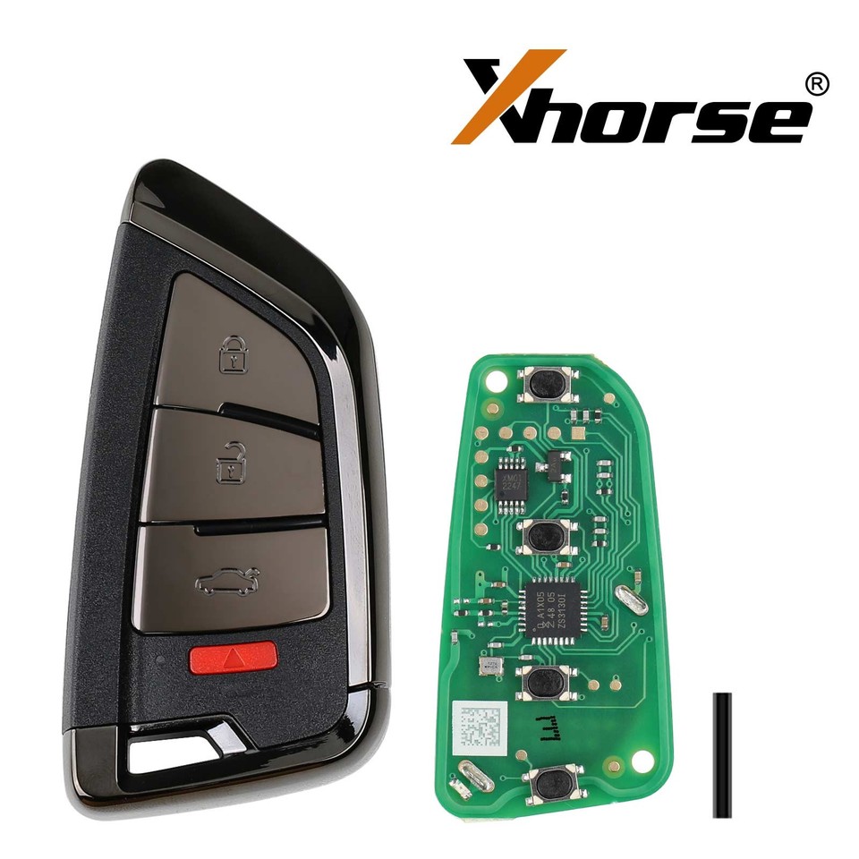 5PC Xhorse XSKF21EN Universal Smart Remote Key 4 Button For VVDI Key ...